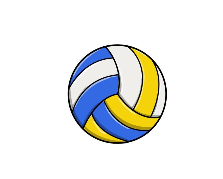 How To Draw Volleyball (Complete Guide) - howtothings.net